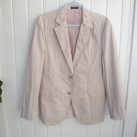 Jasper | Jackets & Coats | Jasper Highquality Blush Pink Blazer Pastel ...